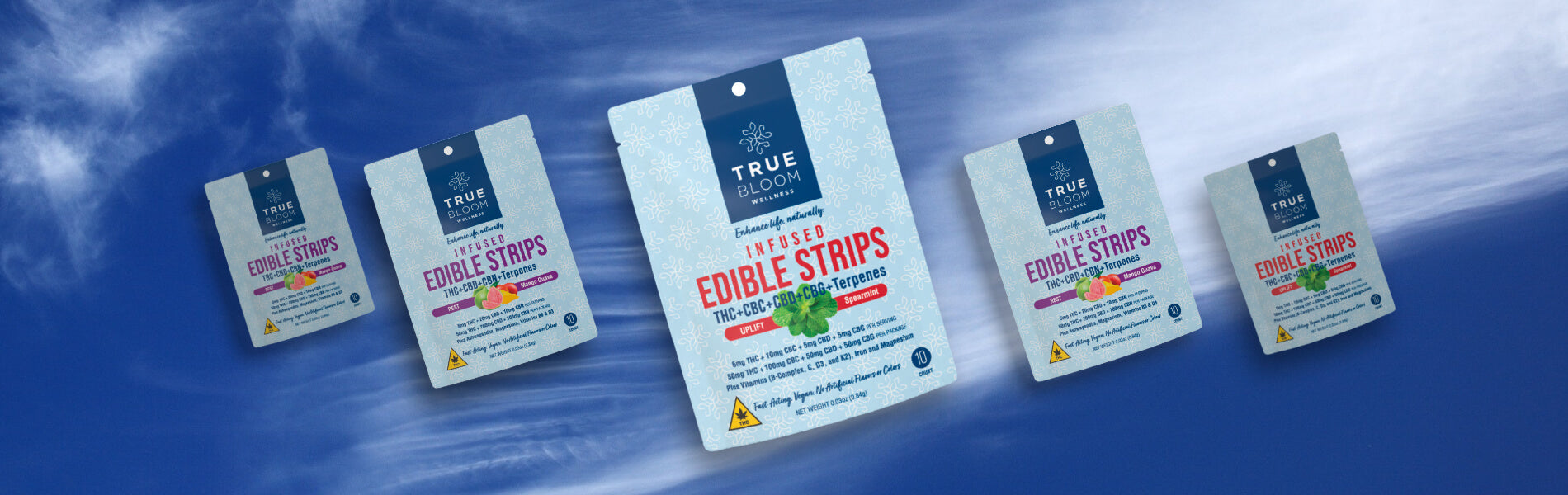 Shop Sublingual Delta-9 THC Strips PLUS+ | True Bloom Wellness