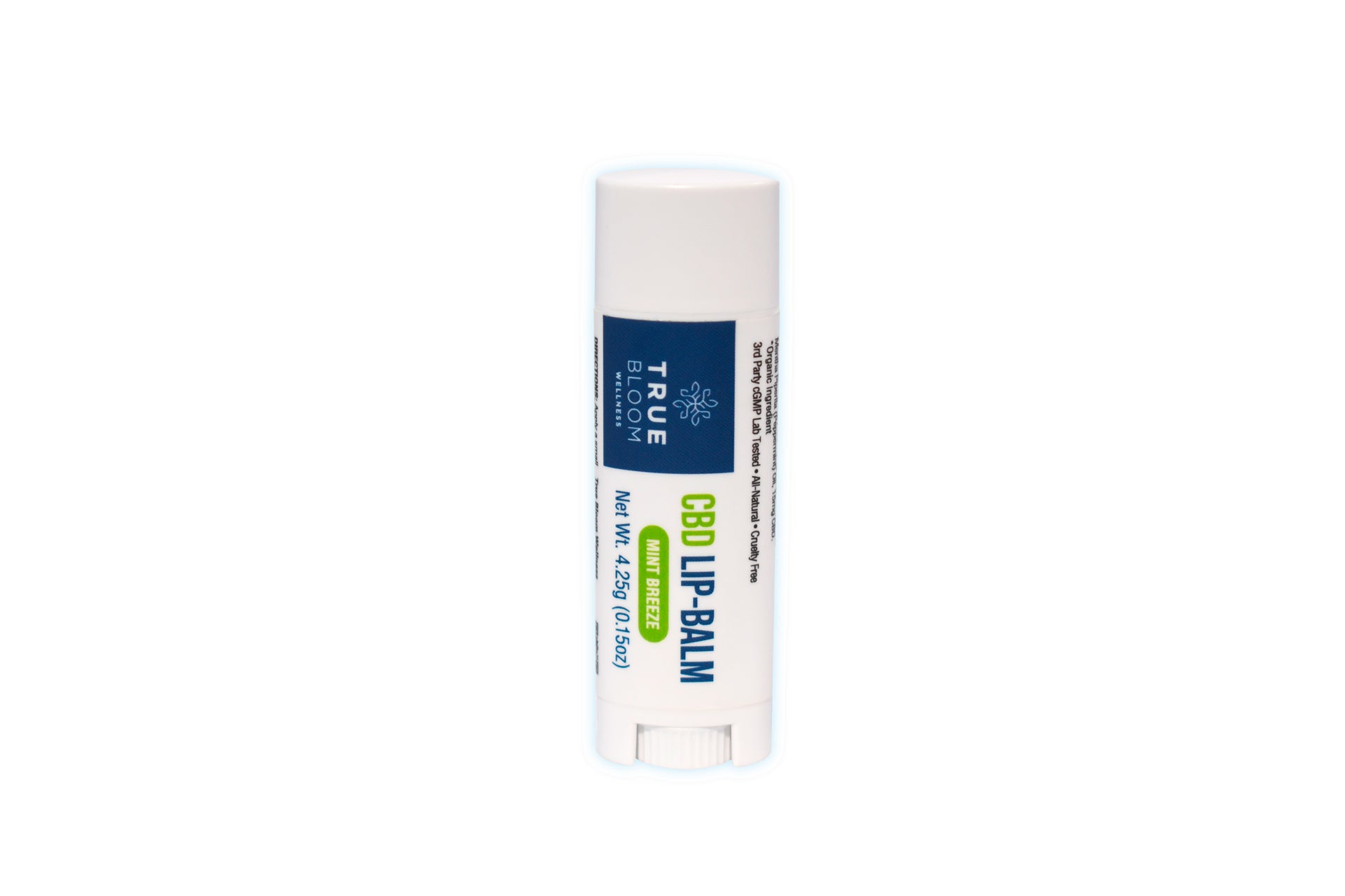 Natural Lip Balm – Mint Breeze | True Bloom Wellness