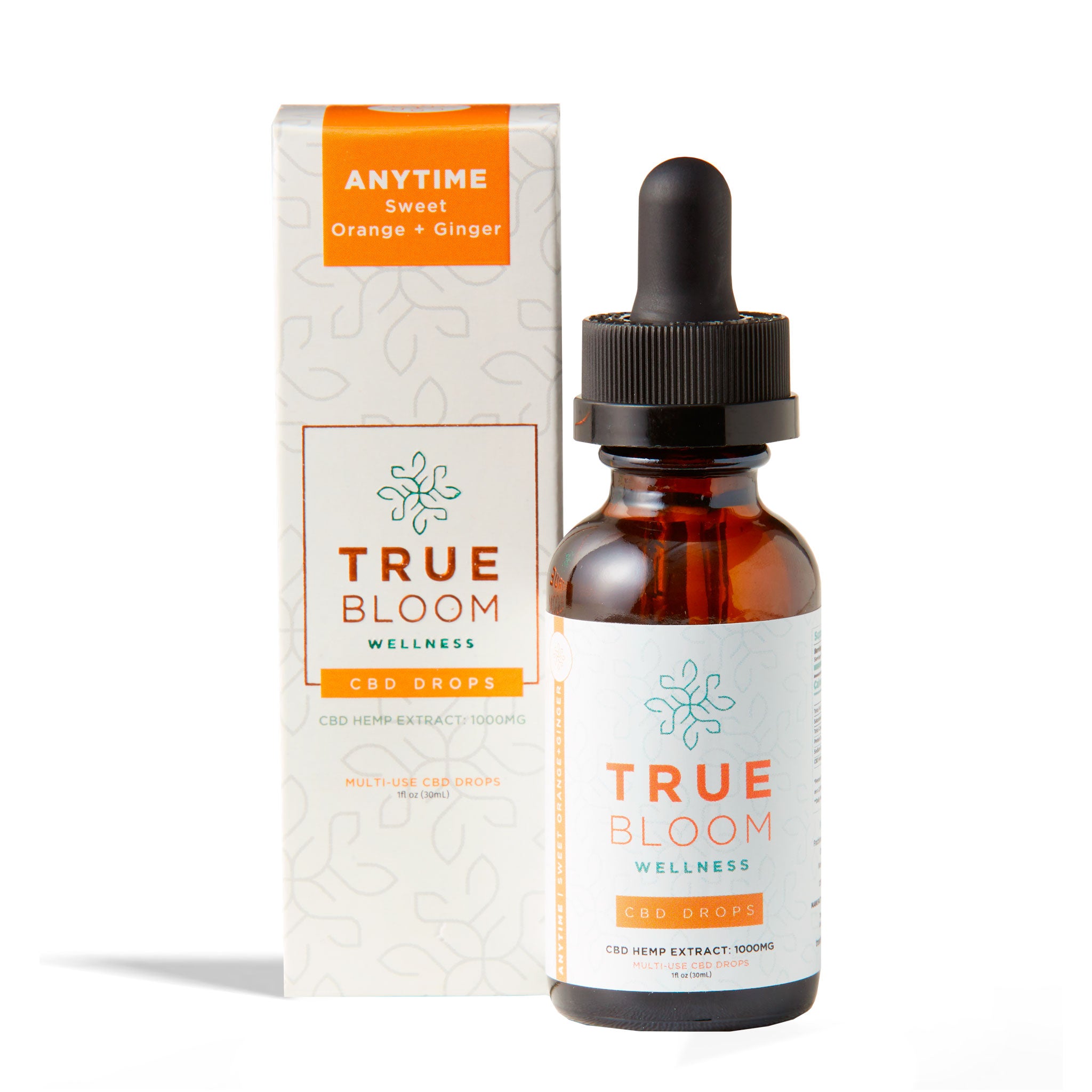 Anytime Sweet Orange + Ginger | Natural Oil Drops | True Bloom Wellness